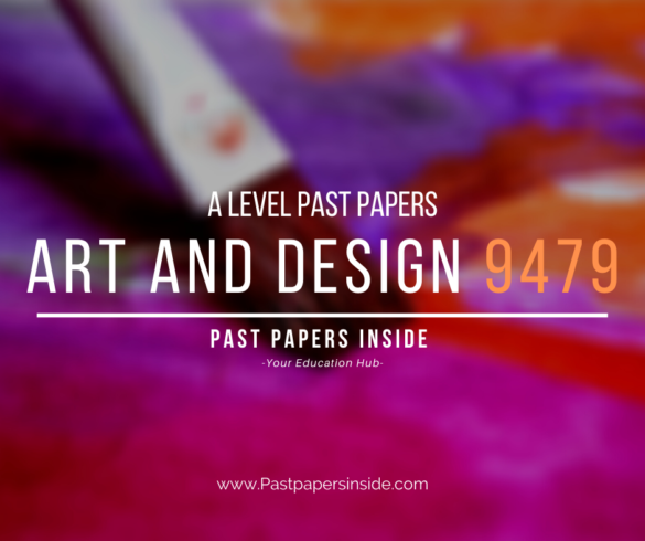 A level Art And Design (9479)