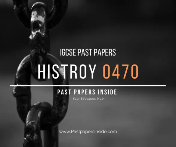 IGCSE History (0470)