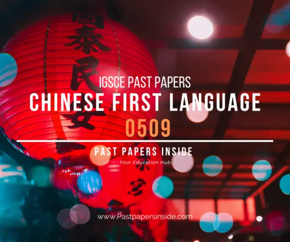 A Level Chinese First language (0509)