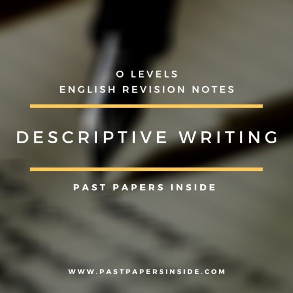 DESCRIPTIVE WRITING
