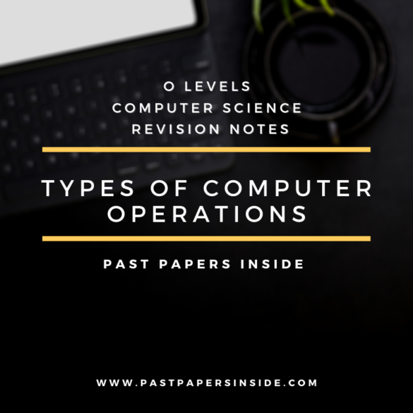 Types of Computer Operations